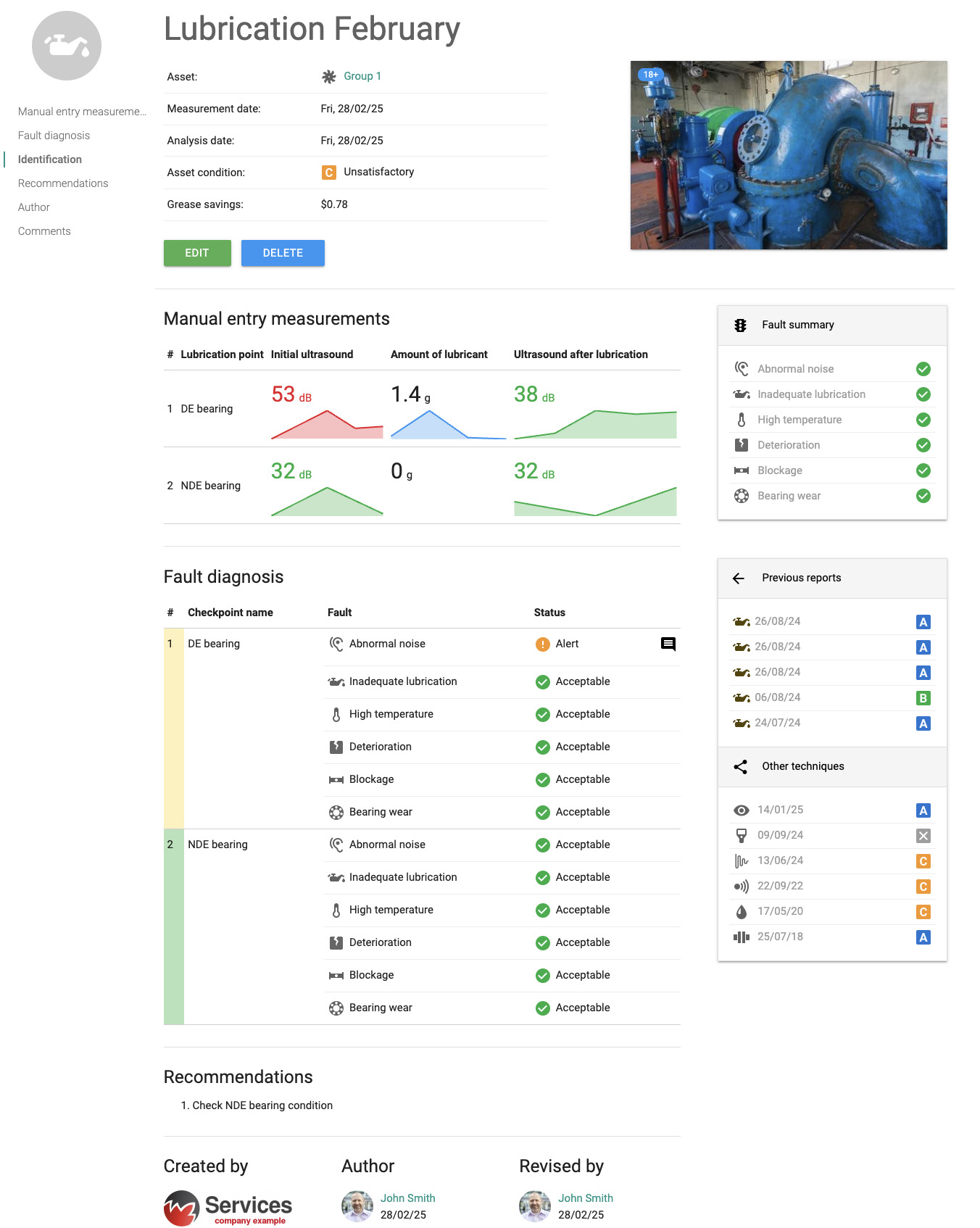Lubrication management app | Power-MI